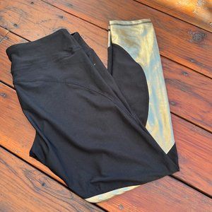 Gottex | Pants & Jumpsuits | X By Gottex Black Gold Compression Workout ...